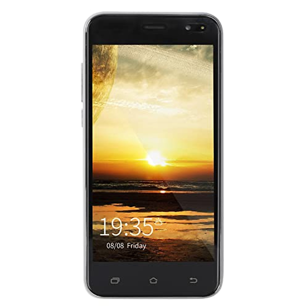 Unlocked Smartphones, Android Smart Phone HD Full Screen Phone, Dual SIM Unlocked Cell Phone, 5.0-inch Touch Screen Mobile Cell Phone, 2200mAh Battery, 512MB+4G RAM (White)