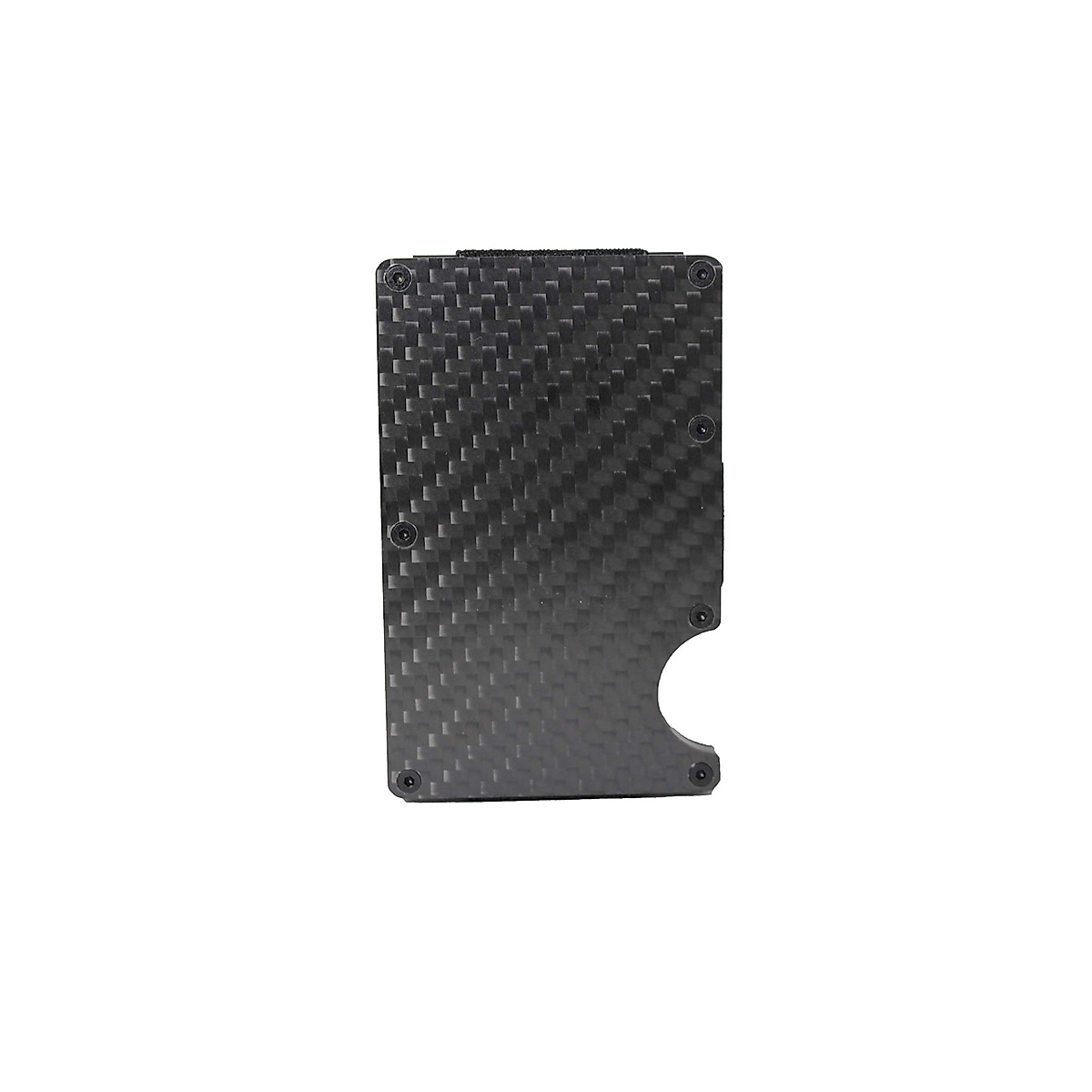WALLET Blik Traders Carbon Fiber Metal Money Clip RFID Blocking Credit Card Holder, Slim Front Pocket for Men and Women, Minimalist