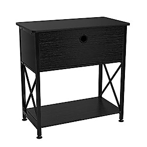 GDLF Fish Tank Stand Metal Aquarium Stand for up to 20 Gallon Long with Cabinet for Fish Tank Accessories Storage,28.7" L