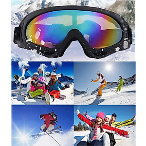 Freestep Mojo Snow Goggles Windproof Motorcycle Cycling Snowmobile Ski Goggles Eyewear Sports Protective Safety Glasses