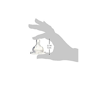 Philips AVENT Anti-Colic Nipple, Clear, Newborn (Pack of 2) (SCF421/27)