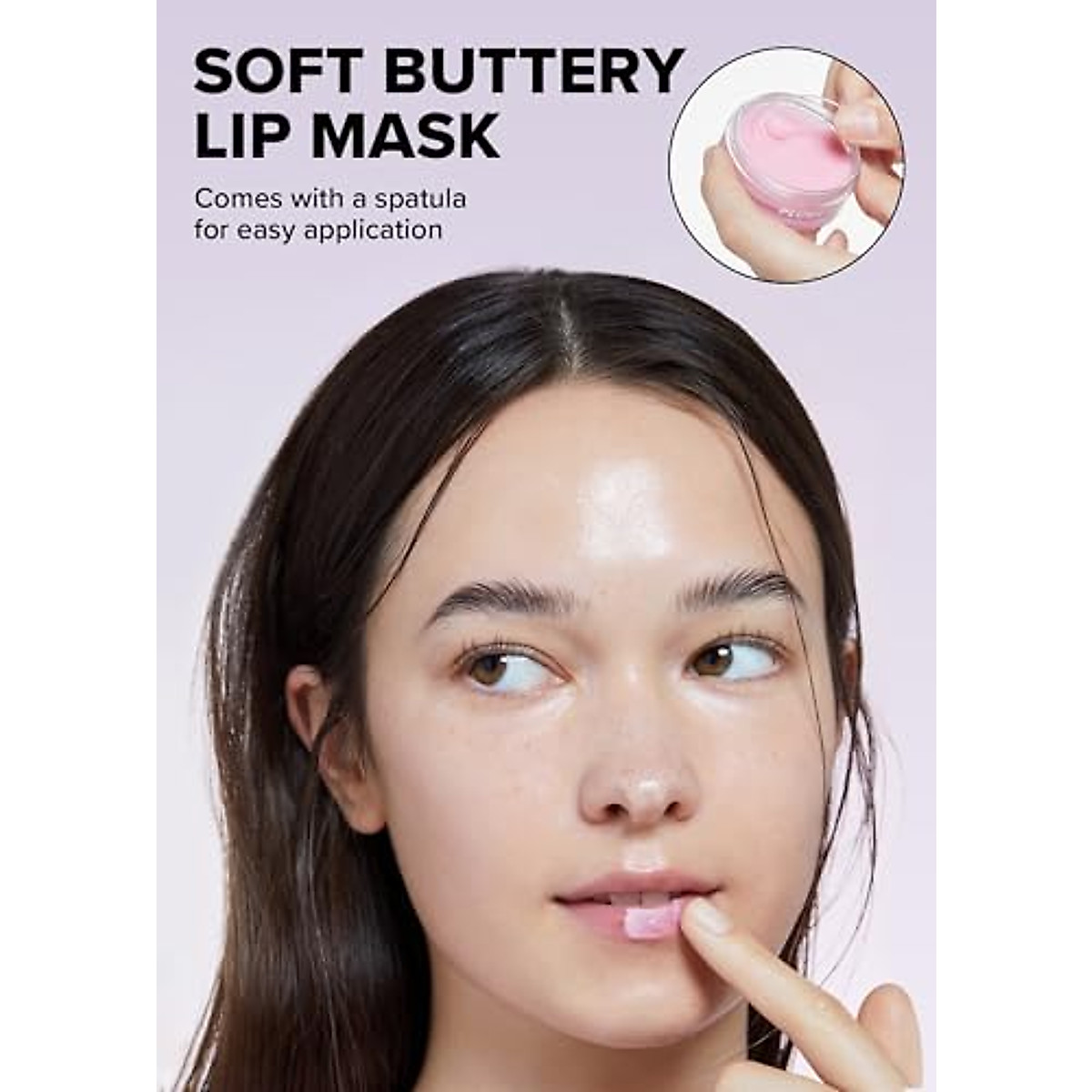 I DEW CARE Overnight Lip Sleeping Mask - Plush Party | Buttery Vitamin C, Moisturizing Balm, With Cocoa Butter For Dry Lips, Glass Skin Look, 0.42 Oz