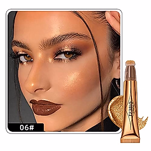 Petansy Contour Beauty Wand, Liquid Face Concealer Contouring and Highlighter with Cushion Applicator, Shading Bronzer Stick Natural Matte Finish, Lightweight Blendable Super Silky Cream Contour Stick