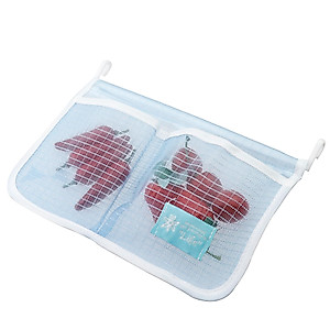 Meprotal Fridge Hanging Mesh Bag Refrigerator Door Hanging Organizer Refrigerator Door Organizer Set, pack of 3