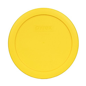 Pyrex 7201-PC 4-Cup Food Storage Lids in (2) Yolk Yellow, (2) Meyer Lemon Yellow and (2) Butter Yellow