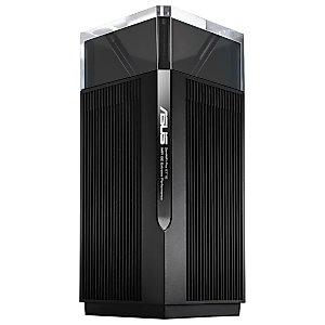 Asus ET12 AXE11000 Whole-Home Tri-Band Mesh WiFi 6E System Coverage up to 610 Sq. Mtr/6,000 Sq. ft.,11Gbps WiFi, 3 SSIDs, Free Security & Parental Controls, Dual 2.5G Ports LAN Aggregation 2 Pack