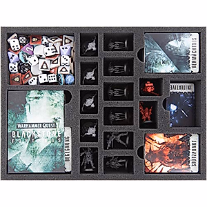 Feldherr Foam Tray Set Compatible with Warhammer Quest: Blackstone Fortress Board Game Box