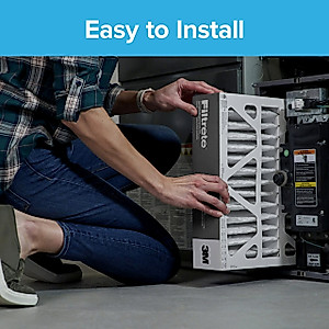 Filtrete 20x25x2 AC Furnace Air Filter, MERV 11, MPR 1000, Micro Allergen Defense, 3-Month Pleated 1-Inch Electrostatic Air Cleaning Filter, 4 Pack (Actual Size 19.8 x 24.81 x 1.81 in)