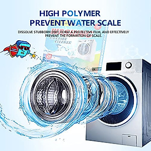 Wash Warrior Washing Machine Cleaner, Washer Machine Cleaner, Washing Machine Deep Cleaning Tablets, for All Machines Including He, Freshen Your Washing Machine. 24Tablets.