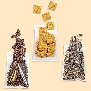 100 Bags - 3" x 4" Crystal Clear Protective Closure Bags with Self Adhesive Flap - Clear Resealable Cello/Cellophane Bags Good for Bakery, Candle, Soap, Cookie Poly Bags, in 2.1Mil Thickness