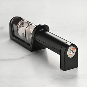 MIYABI Mizu SG2 Knife & Sharpener Set, 4 Piece