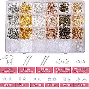 Yholin Jewelry Making Kits for Adults, Wire Wrapping Kit with Tools, Wire, Accessories for Making and Repair