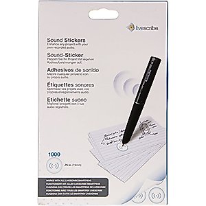 Livescribe Circular Sound Stickers (0.75", ~19mm), 1000 Stickers