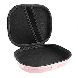 Geekria NOVA Headphones Case Compatible with JBL Tune 510BT, Tune 560BT, Tune 660 BTNC, Live 460NC, Live 400BT, E45BT Case, Replacement Hard Shell Travel Bag with Cable Storage (Pink)