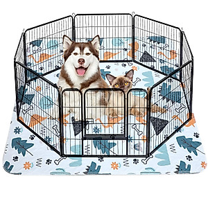 Washable Pee Pads for Dogs, Extra Large 72"x72" Super Absorbent Reusable Training Dog Pads, 100% Waterproof Non-Slip Dog Mat for Training, Whelping, Housebreaking, Incontinence, for Playpen, Crate