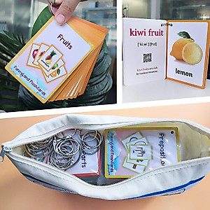 Richardy 45PCS/Set Daily Routines Kids Gifts English Flash Cards Pocket Card Educational Learning Toys for Children Pre-School Educational