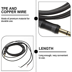 UKCOCO 1.5M Earphone Repair Cable LC-OFC Anoxic Copper Audio Wire Extension Cords DIY Headset Headphone Maintenance Wire with 30 Cores