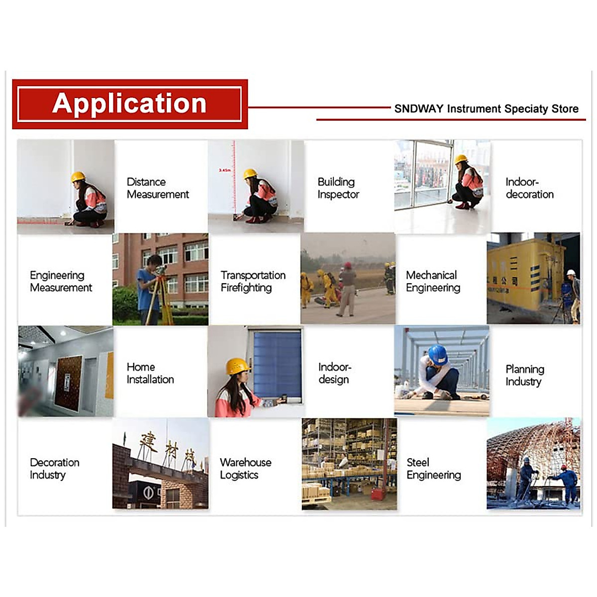 yise-O0594 New for Digital Laser Distance Meter Camera USB Recharge Portable Colorful Screen Range Finder Rangefinder SW-S80 S120 SW-S120