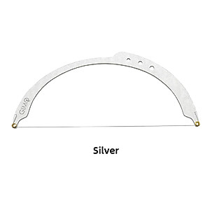 Eyebrow Mapper with Strings, String/symetric brow drawing marking ruler, Microblading Line Marker Ruler Eyebrow Tattoo Measuring Tool With 15pcs Thread Lines for Eyebrow Mapper (silver)