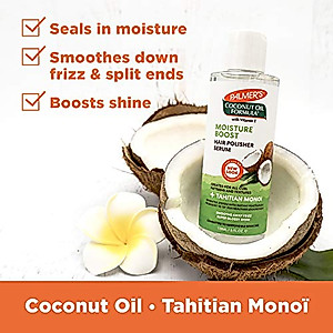 Palmer's Coconut Oil Formula Moisture Boost Hair Shine Serum, 6 Ounce (Pack of 3)
