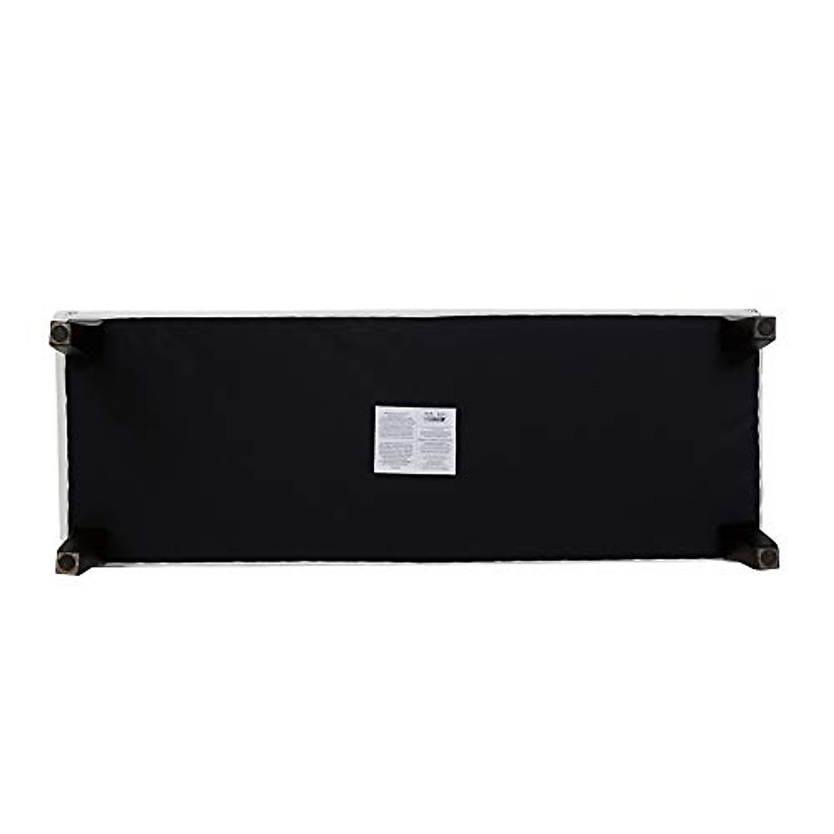 Jennifer Taylor Home Kathy Roll Arm Entryway Accent Bench, Bright White Polyester