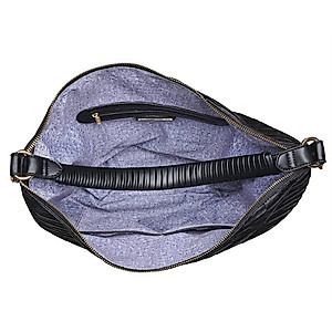 Urban Expressions Geneva Hobo Handbag (Black)