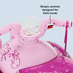 Kid Trax Toddler Disney Princess Electric Quad Ride On Toy, Kids 1.5-3 Years Old, 6 Volt Battery and Charger Included, Max Weight 45 lbs, Princess Pink