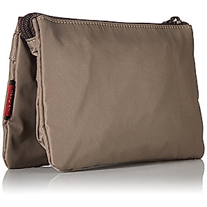 Follis Franc L Wristlet Wallet, RFID Blocking and Coin Pocket, Large, Womens, Sepia/Brown