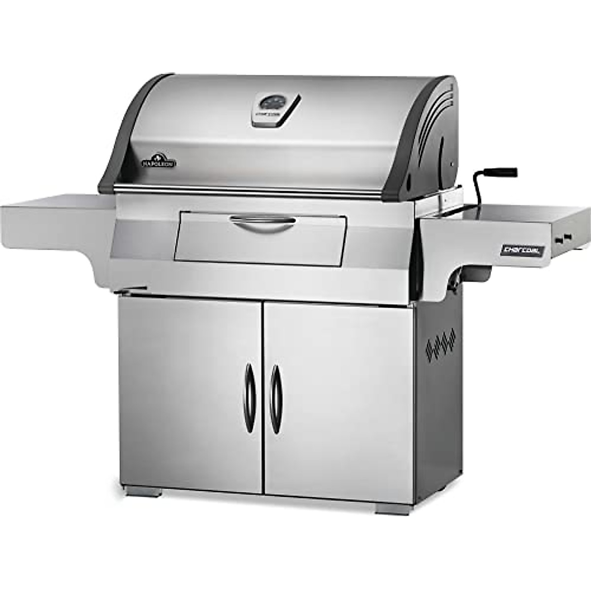Napoleon PRO605CSS Professional Charcoal Grill, Stainless Steel