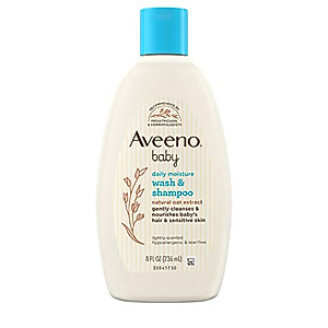 Aveeno Baby Wash & Shampoo for Hair & Body, Tear-Free, Fresh, 8 Oz