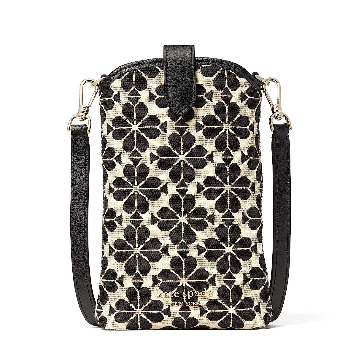 Kate Spade New York Spade Flower Jacquard North/South Crossbody Cream Multi One Size