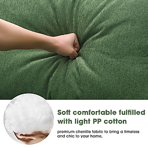 NordStorm 109" Modular Sectional Living Room Sofa Set with 2 Pillows, Modern Minimalist Style Couch, Upholstered Sleeper Sofa for Living Room, Bedroom, Salon, 2 PC Free Combination, L-Shape, Green