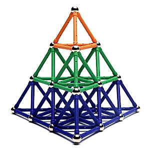 WITKA 99 Pieces Magnetic Building Sticks Blocks Toy Brain Training STEM Toys Intelligence Learning Games Set Gift for Kids