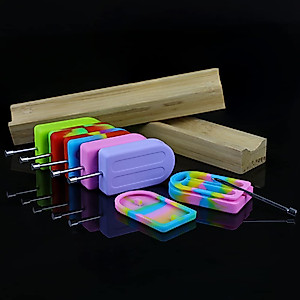 TZY 6ml (6Pcs) Silicone Container For Wax Non-Stick Food Grade Small Popsicle Silicone Jars Multi Use Silicone Storage Containers