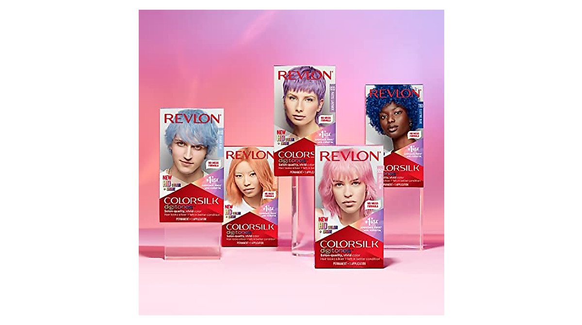 Revlon ColorSilk Digitones Electric Blue Hair Dye | Salon-Quality Results