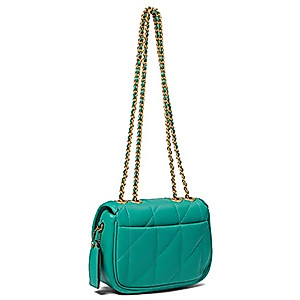 Coach Quilted Pillow Madison Shoulder Bag 18 Bright Green One Size