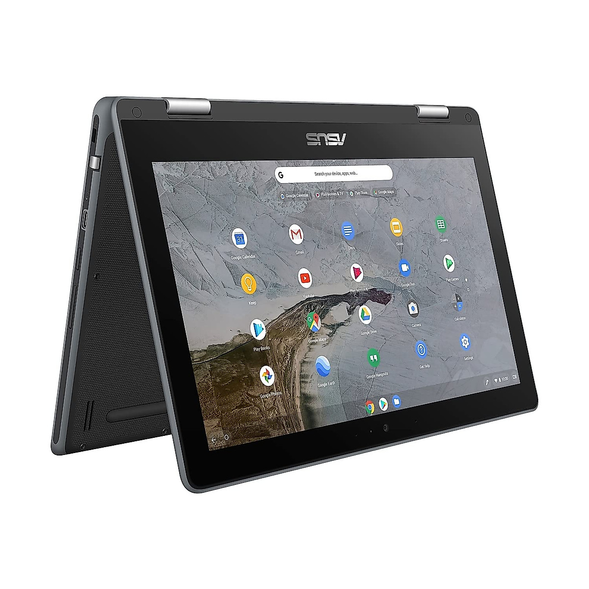 Asus Chromebook Flip C214 C214MA-YZ02T-S 11.6" Touchscreen Rugged Chromebook - HD - 1366 x 768 - Intel Celeron N4020 Dual-core (2 Core) 1.10 GHz - 4 GB RAM - 32 GB Flash Memory - Dark Gray, Black