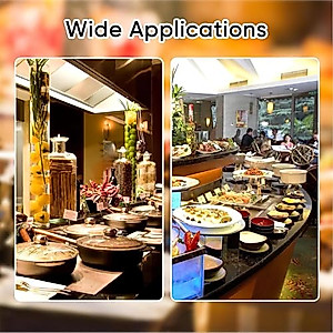 Food Heat Lamp, Commercial Food Warming Lamp with Dual 250w Bulbs 360°Adjustable Head Food Warmer Heat Lamp for Food Heating Buffet Parties Restaurant Kitchen Home Use,Gold