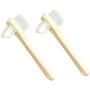Medline Two-Sided Denture Brushes, Ivory (Pack of 144)