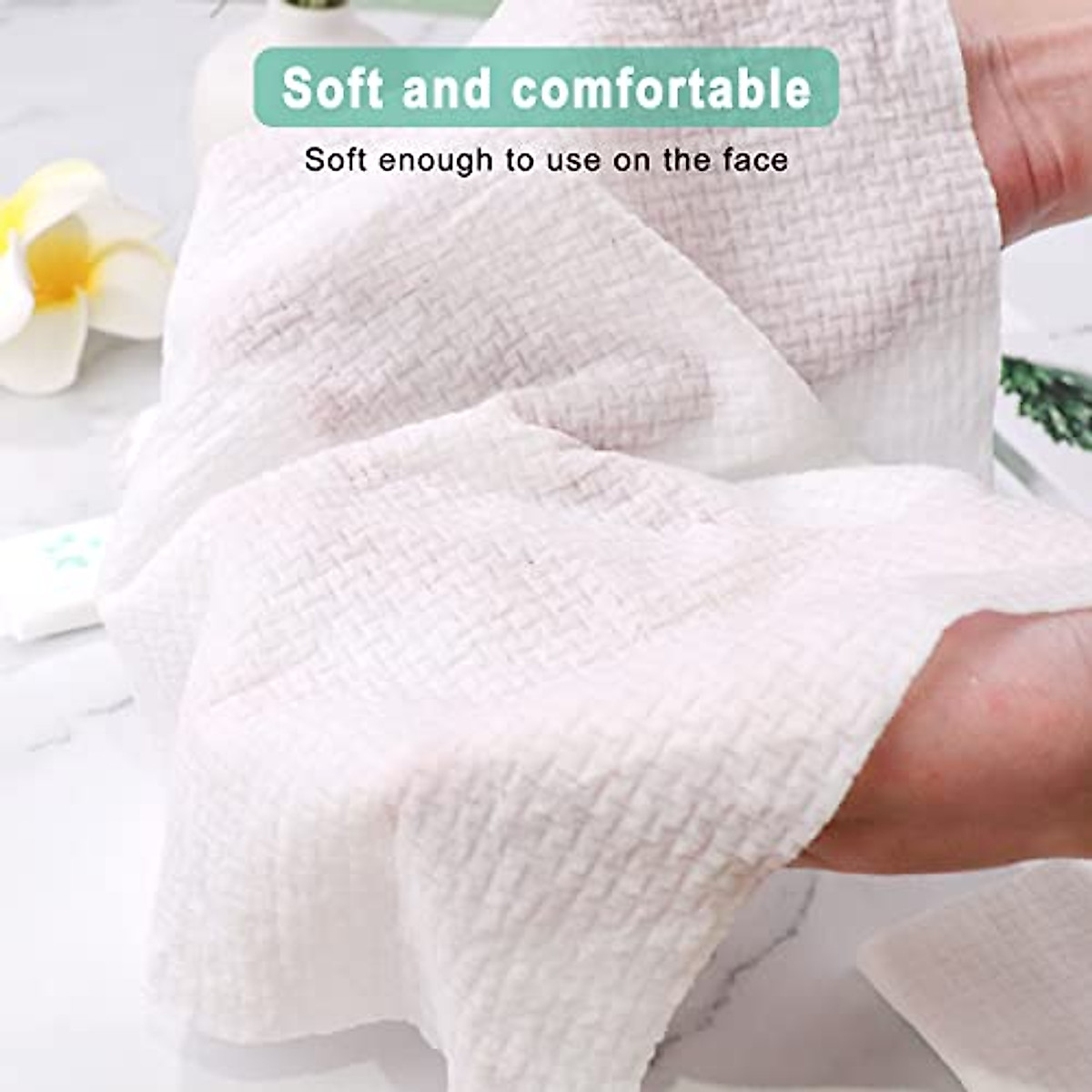 Disposable Portable Towels, Compressed Towel for Face Hand Towels, Thicker Disposable Towels for Travel Camping Hiking Sport Beauty Salon Hotel, Air Bnb, Shelter, Homeless, Nursing (100PCS)