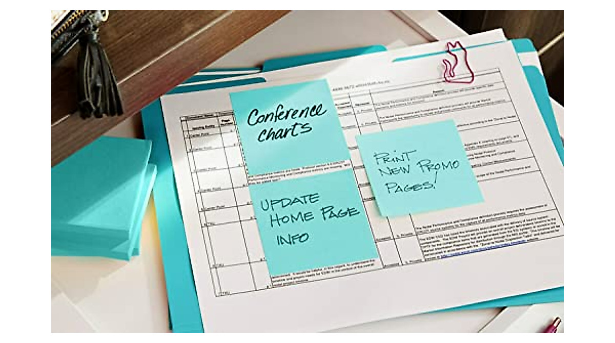 Post-it Pop-up Notes 3x3 in - 5 Pads | Vibrant Color & Easy Dispensing