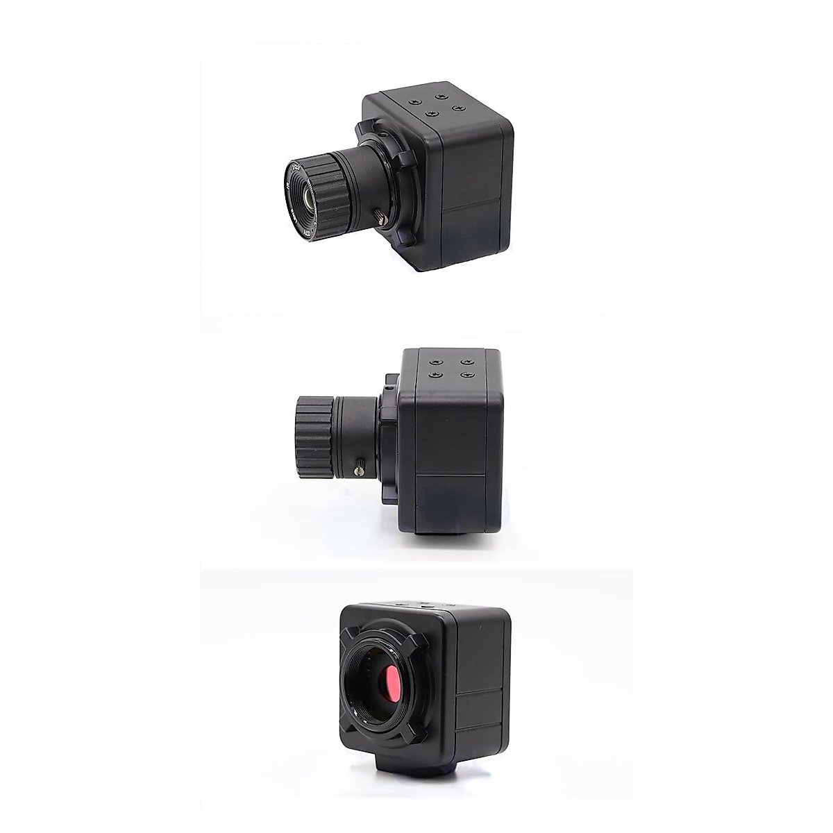 Handheld Digital Microscope Accessories 1080P 2MP USB Industrial Camera Color Black and White Machine Vision Microscope Camera with Optional 2.8mm 4mm 16mm 25mm CS Lens Microscope Accessories (Color