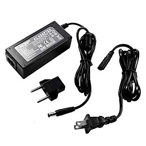 HQRP 6.5V AC Adapter Compatible with Blackstar PSU-1 PSU1FLY, Fly-3 Mini Guitar Combo Amplifier, Fly-103 Speaker Power Supply Cord + Euro Plug Adapter