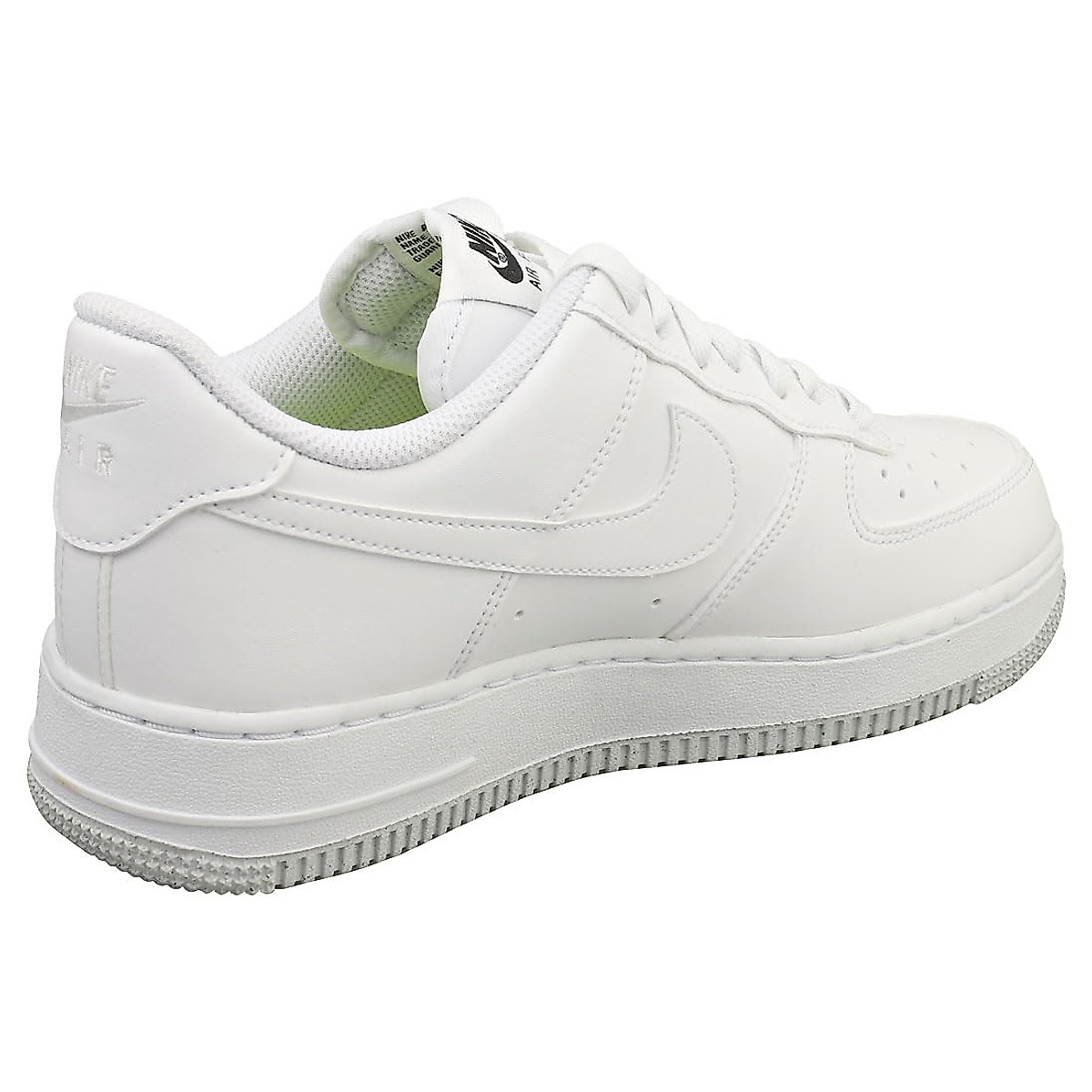 Nike Women's Low-Top Sneakers, White Black Metallic Silver, 7