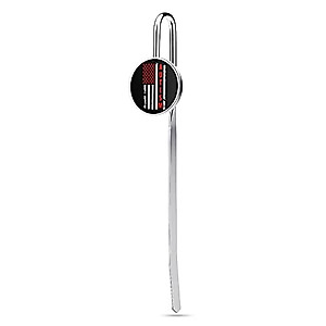 Autism American Flag Metal Bookmarks Vintage Personalized Book Marker for Men Women Gifts