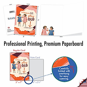 NobleWorks - 1 Sassy Happy Birthday Card Funny - Hilarious Grown-Up Card for Women, Wife, Stationery Humor - Ain't for Sissies C7017BDB