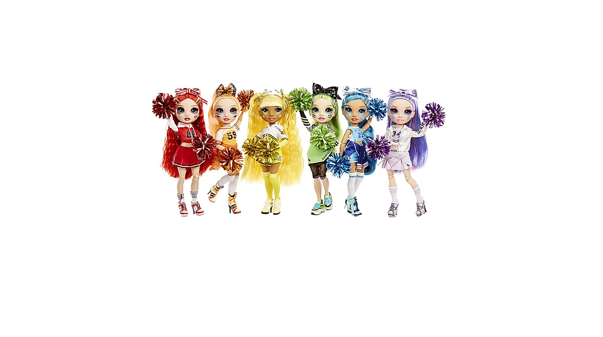 Rainbow High Cheer Ruby Anderson Doll w/ Pom Poms & Acc.