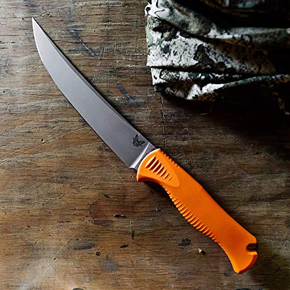 Benchmade - MeatCrafter 15500 Hunting and Cutlery Knife with Orange Handle (15500)