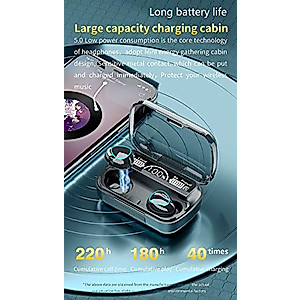 M10 TWS Wireless in-Ear Headphone Earphone Sports Waterproof Touch Headset with LED Display
