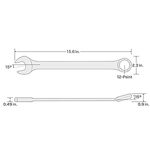 TEKTON 1-3/16 Inch Combination Wrench | 18269